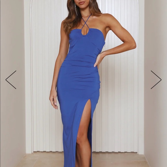 Hello Molly | Dresses | Hello Molly Royal Blue Midi Dress | Poshmark